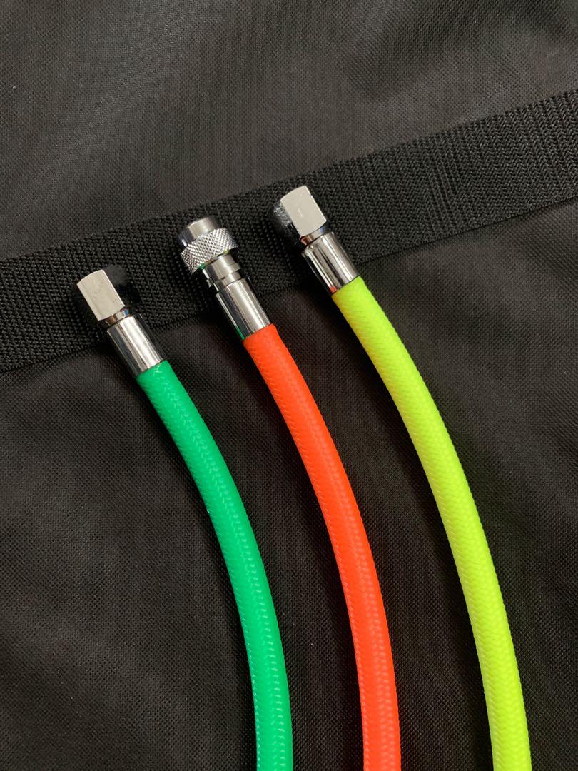 Miflex Hi-Vis Orange LP Hoses for Scuba Diving, Sports Equipment ...