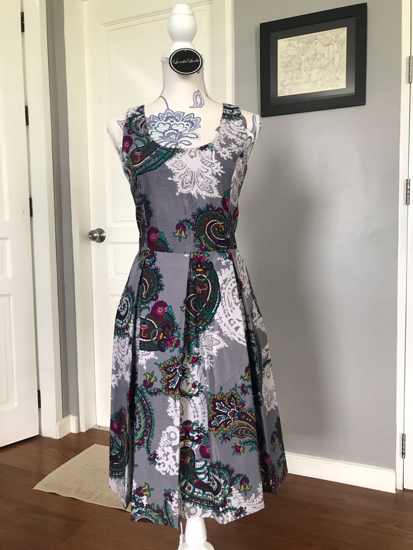 M-L grey semi-formal dress, Women's Fashion, Dresses & Sets, Dresses on ...