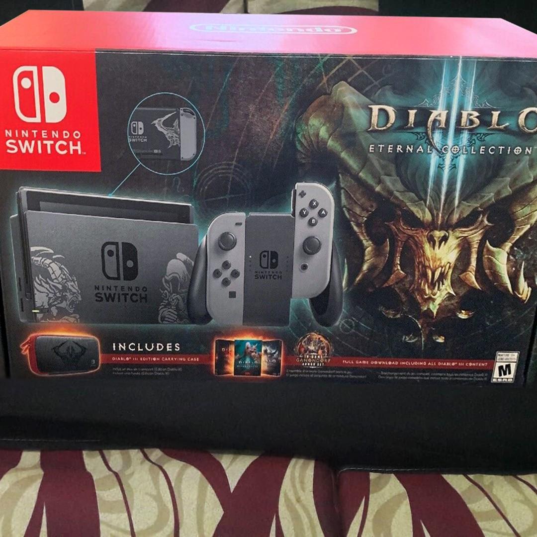 UNPATCHED Nintendo Switch Diablo 3 Eternal Collection, Video Gaming ...