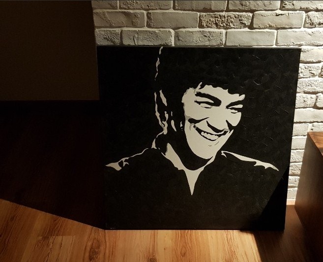 Bruce Lee Potrait Painting, Hobbies & Toys, Stationery & Craft, Art ...
