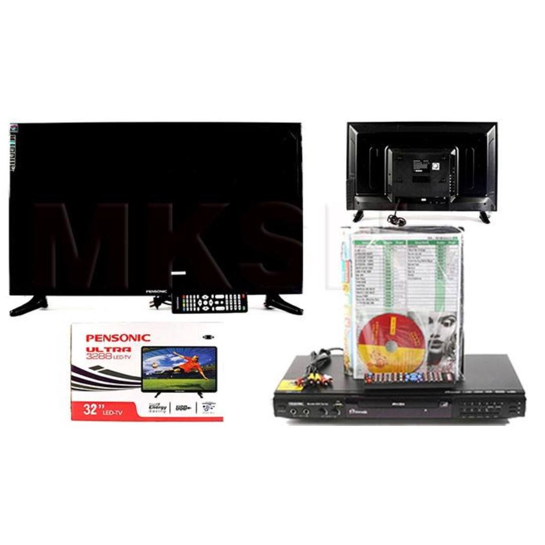 Pensonic 32" LED 3288 Ultra Television with DVD Player, TV & Home ...