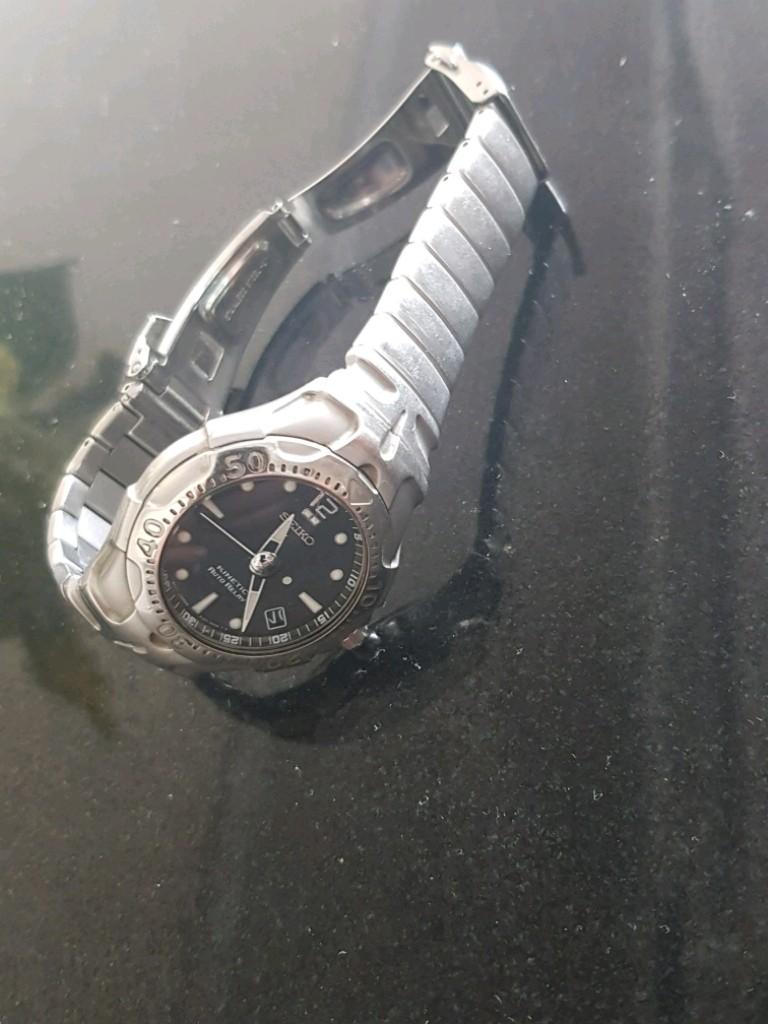 Seiko kinetic auto relay watch, Men's Fashion, Watches & Accessories ...