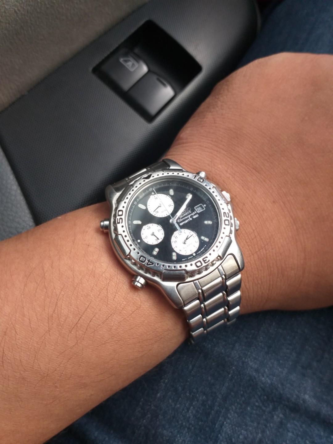 Seiko panda chronograph not citizen oris orient timex, Men's Fashion ...