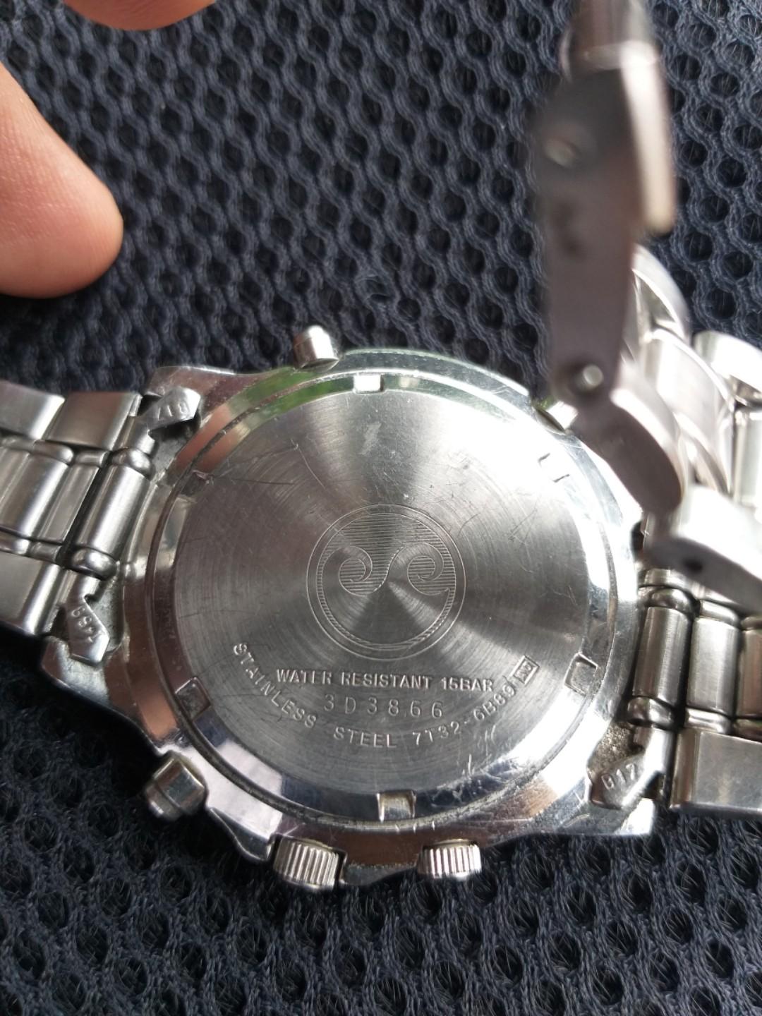 Seiko panda chronograph not citizen oris orient timex, Men's Fashion ...