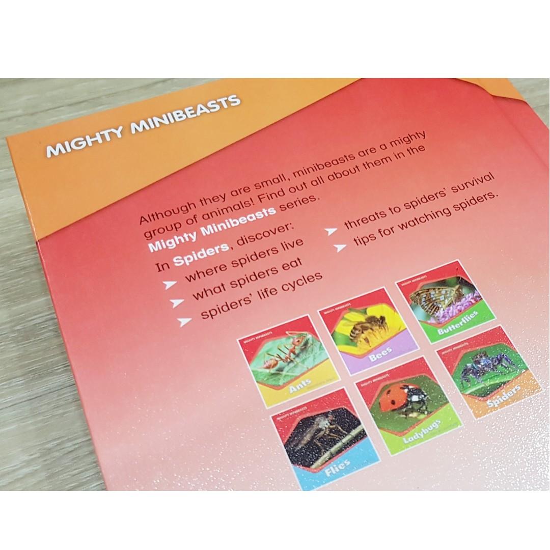 Set of 6 Mighty Minibeasts Insects & Spiders Books (Marshall Cavendish ...