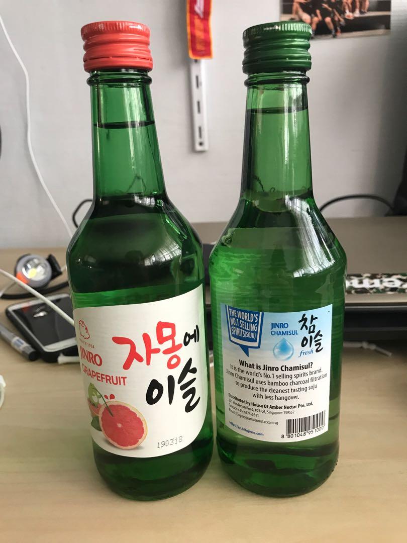 Soju pack, 2 bottles, Food & Drinks, Alcoholic Beverages on Carousell