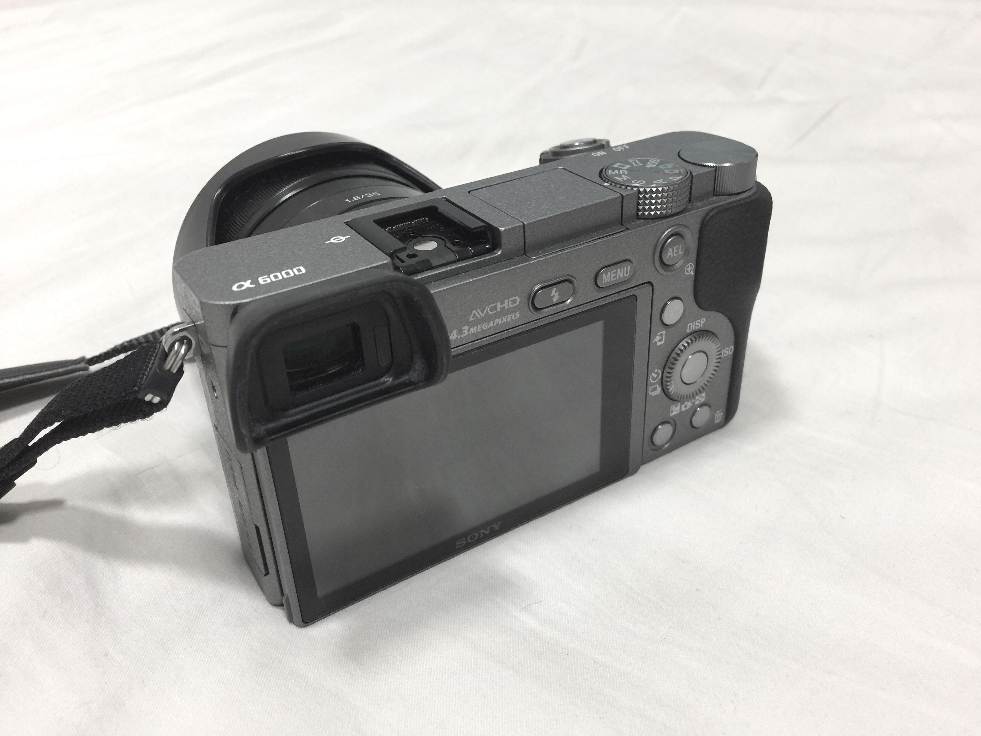 SONY mirrorless ILCE-6000/A6000 camera Graphite Grey body only ...