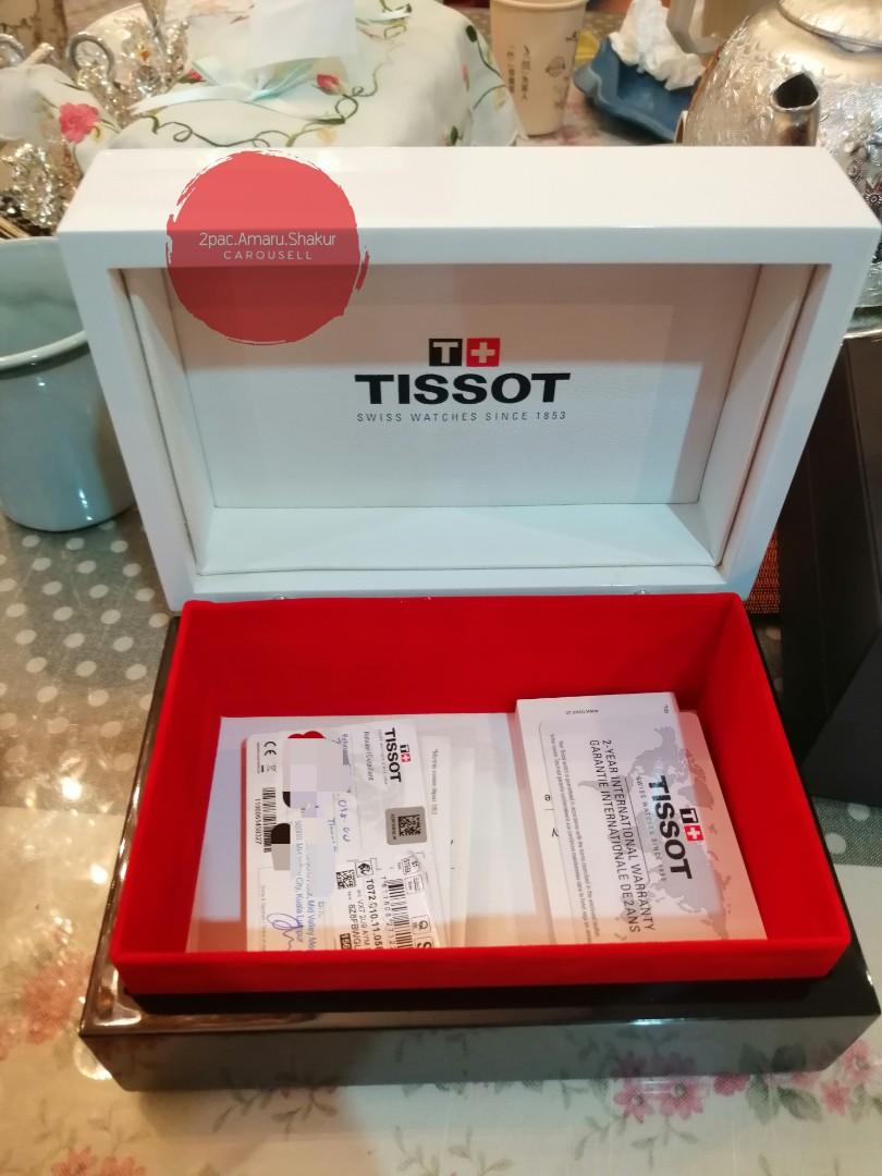 Tissot Original Wooden Couple Watch Box, Luxury, Watches on Carousell