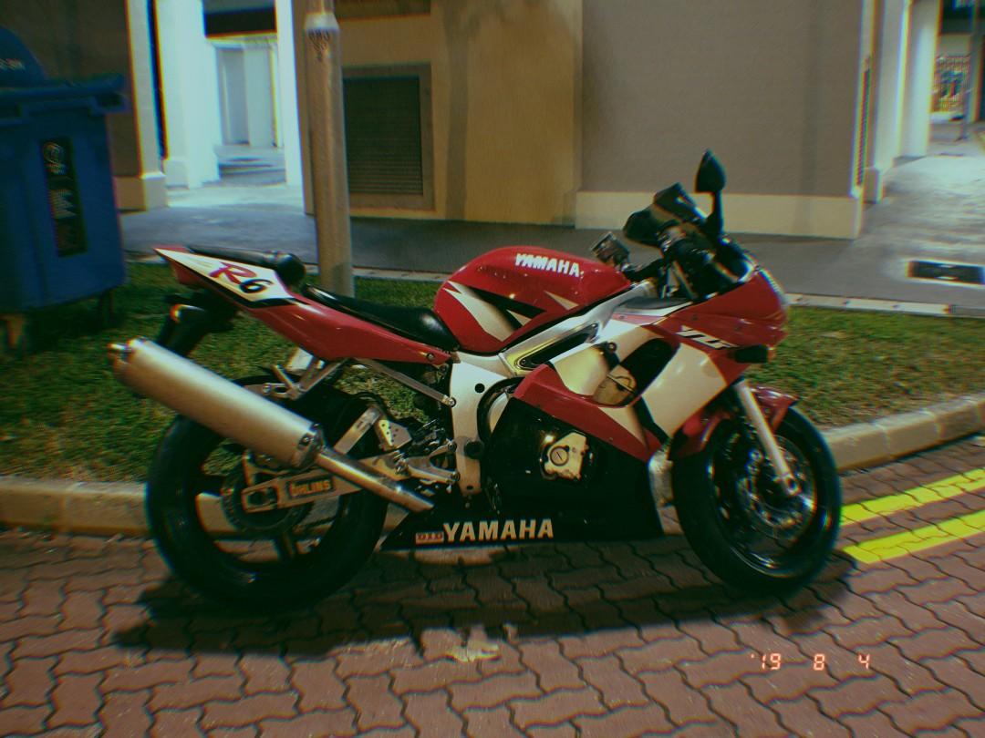 YAMAHA YZF-R6 2001, Motorcycles, Motorcycles for Sale, Class 2 on Carousell