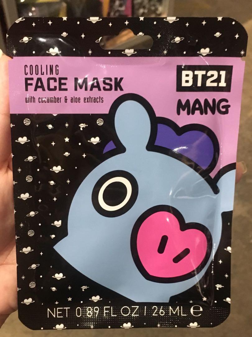 BT21 FACE MASKS, Hobbies & Toys, Memorabilia & Collectibles, K-Wave on ...