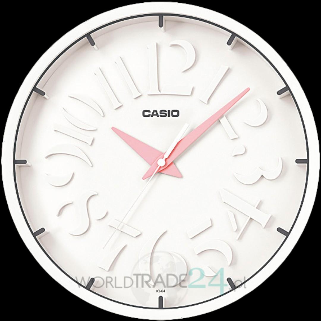 Casio IQ-64 Analog Wall Clock ..2 COLORS, Furniture & Home Living, Home ...