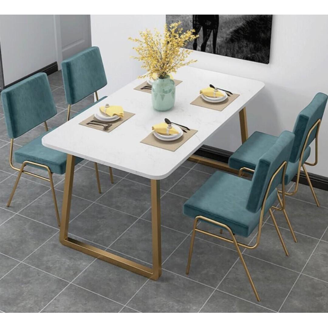 CSC 017 Velvet Dining Chair Sep Disc Sell, Furniture & Home Living, Furniture, Chairs on Carousell