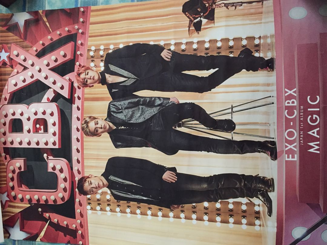 EXO CBX FIRST JAPAN ALBUM POSTER, Hobbies & Toys, Memorabilia ...
