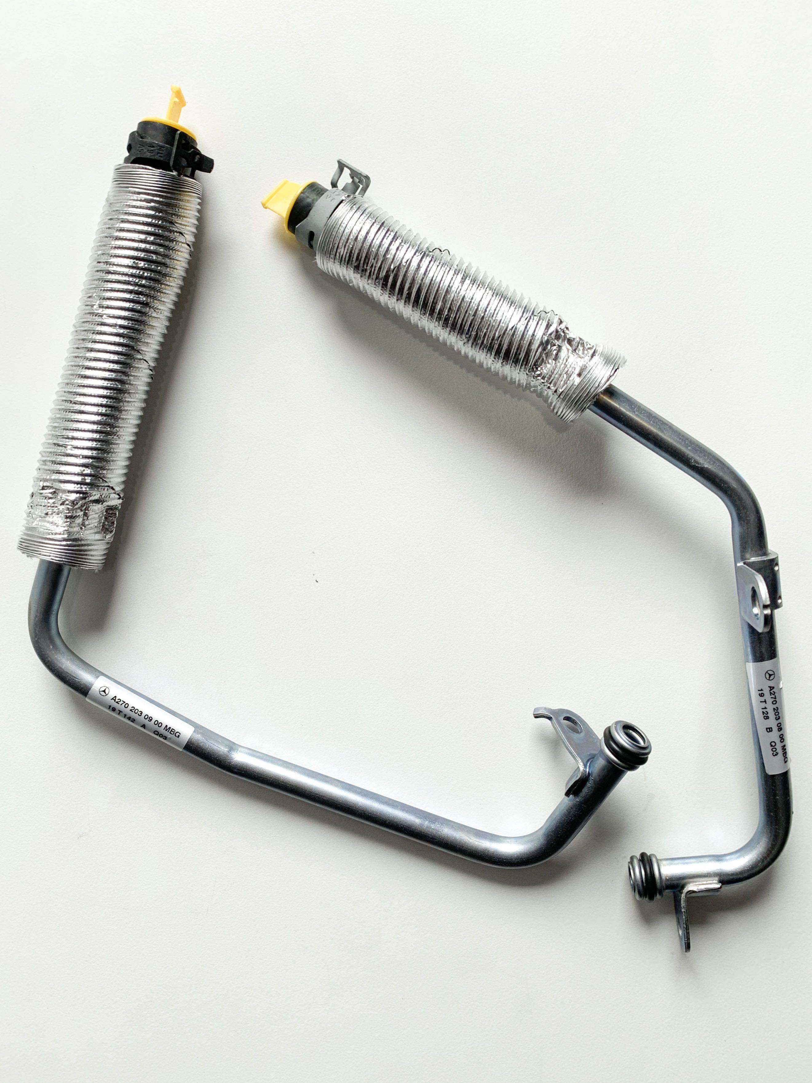 Genuine Mercedes Turbo Water Line 1-Set For W117, W246, W176 ...