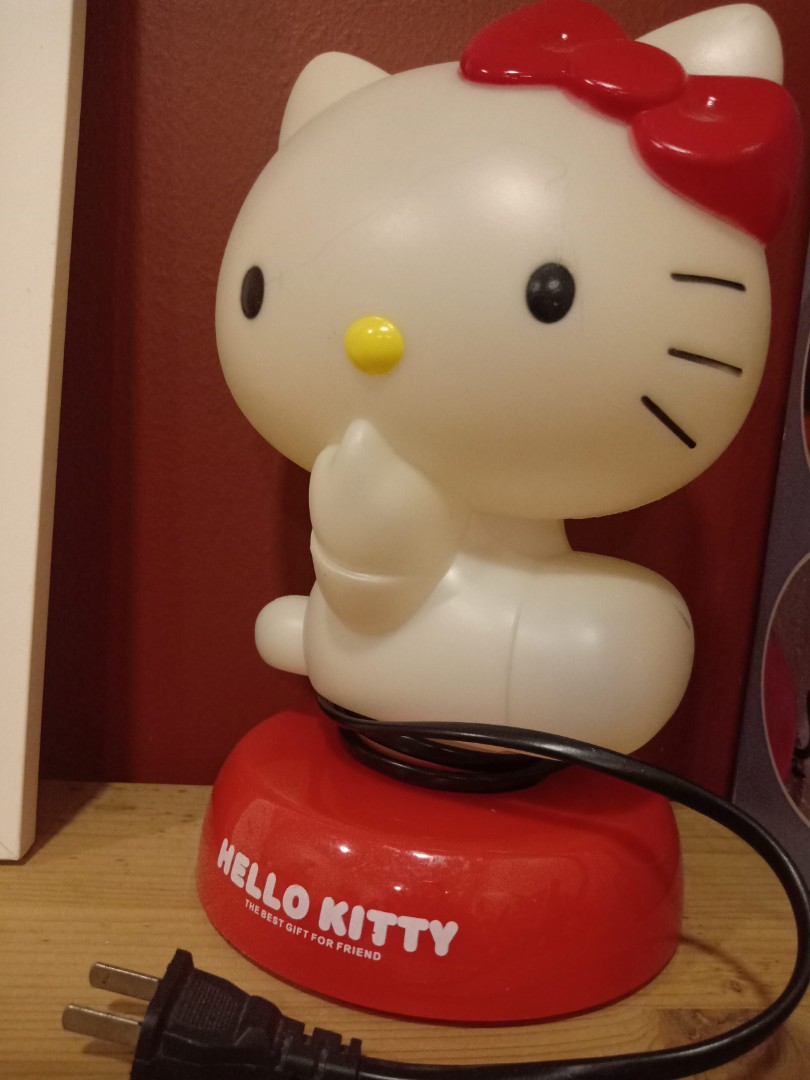 Hello Kitty Table Lamp, Furniture & Home Living, Lighting & Fans ...