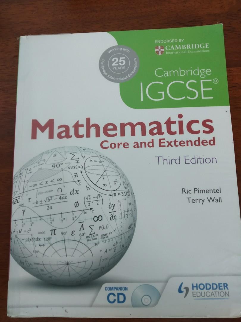 IGCSE MATHEMATICS CORE & EXTENDED TEXTBOOK, Hobbies & Toys, Books ...