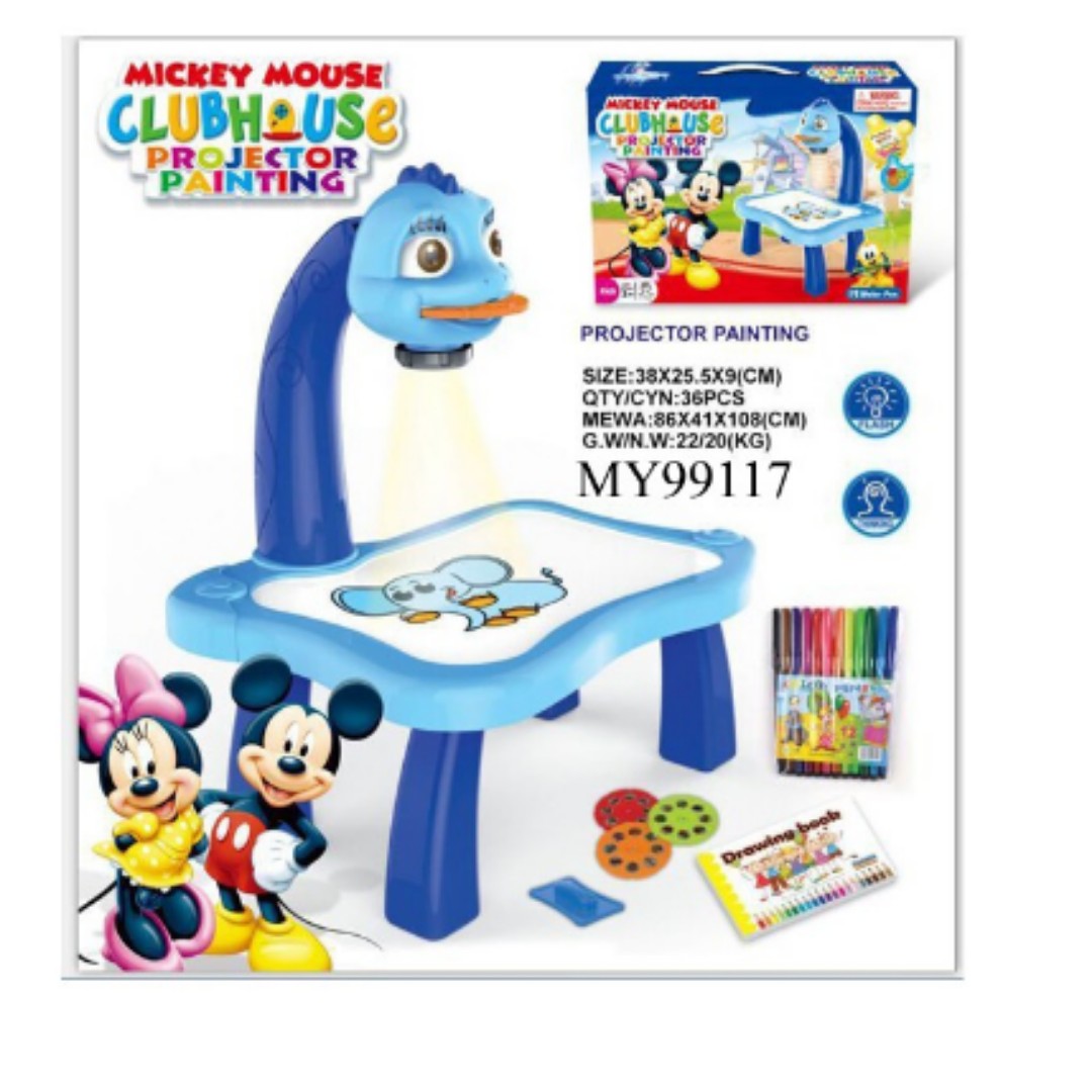 Mickey Mouse Clubhouse Projector Painting Toy Set, Furniture & Home ...