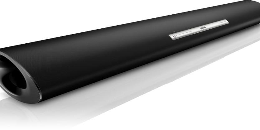 Philips Soundbar with integrated subwoofer and orientation sensors ...