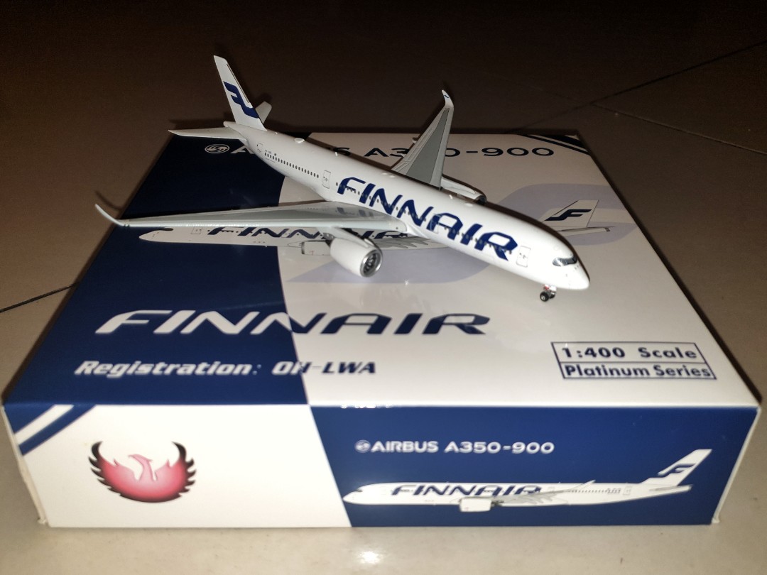 Phoenix 1:400 Finnair Airbus A350, Hobbies & Toys, Toys & Games on ...