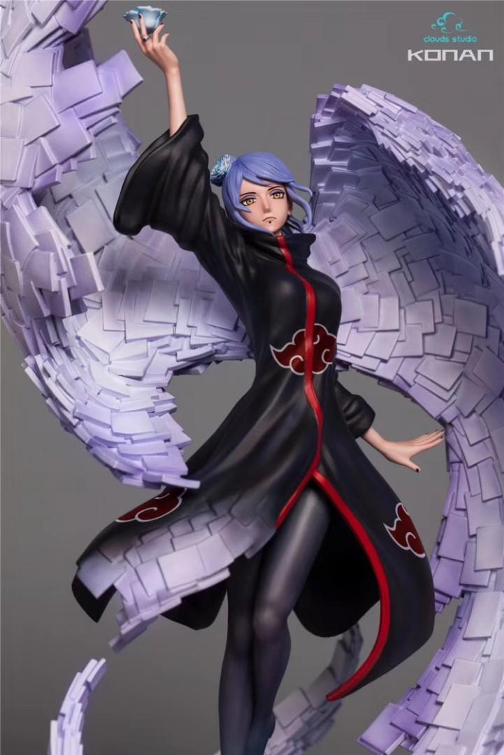 [PO] CLOUDS STUDIO Naruto Statue Akatsuki Konan, Hobbies & Toys, Toys ...