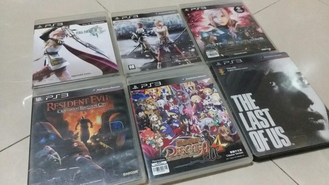 PS3 PSP PC 最終幻想 FF 太空戰士 Final Fantasy XIII XIII-2 Lightning Returns 雷光歸來 中文版 CAPCOM RESIDENT ...