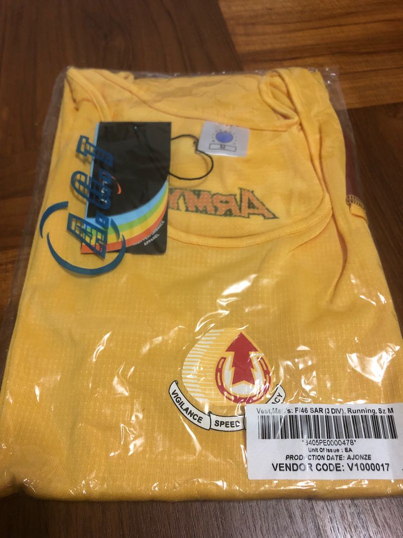 SAF SAR 3 DIV Singlet, Men's Fashion, Clothes, Tops on Carousell