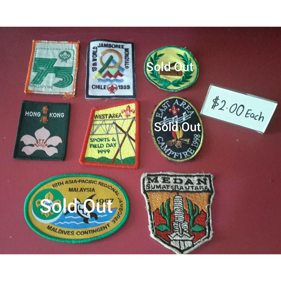 SCOUTS Badges Collection (Assorted Designs) From Different Countries ...