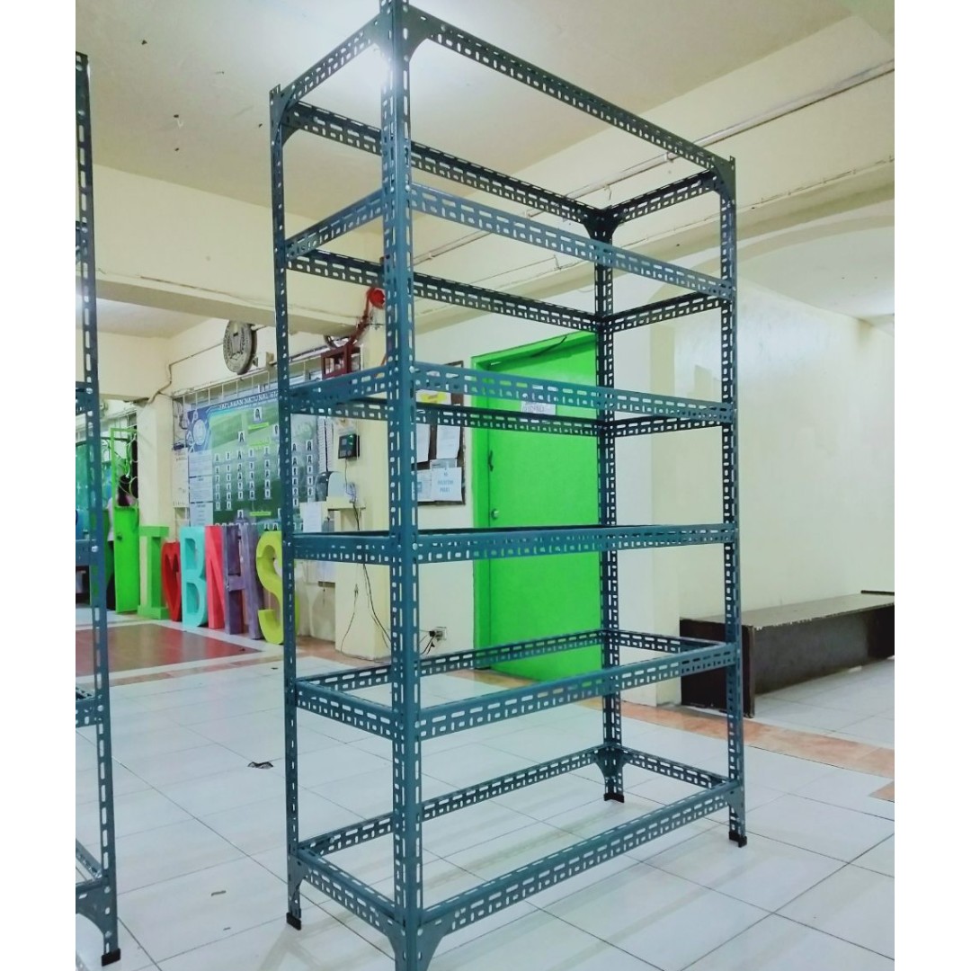 Slotted angle bar - Steel Rack Open shelve bot and nut, Furniture ...