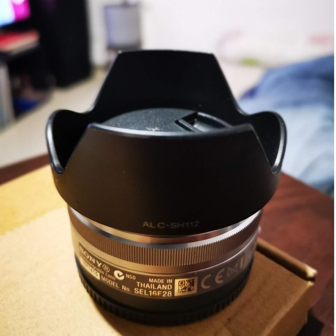 SONY SEL 16MM F28 Wide Angle Lens, Photography, Lens & Kits on Carousell
