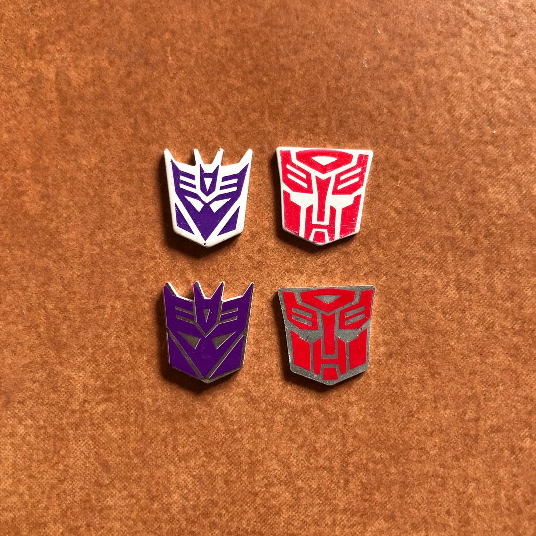 Transformers - Double-Sided Metallic Autobot & Decepticon Diecast ...