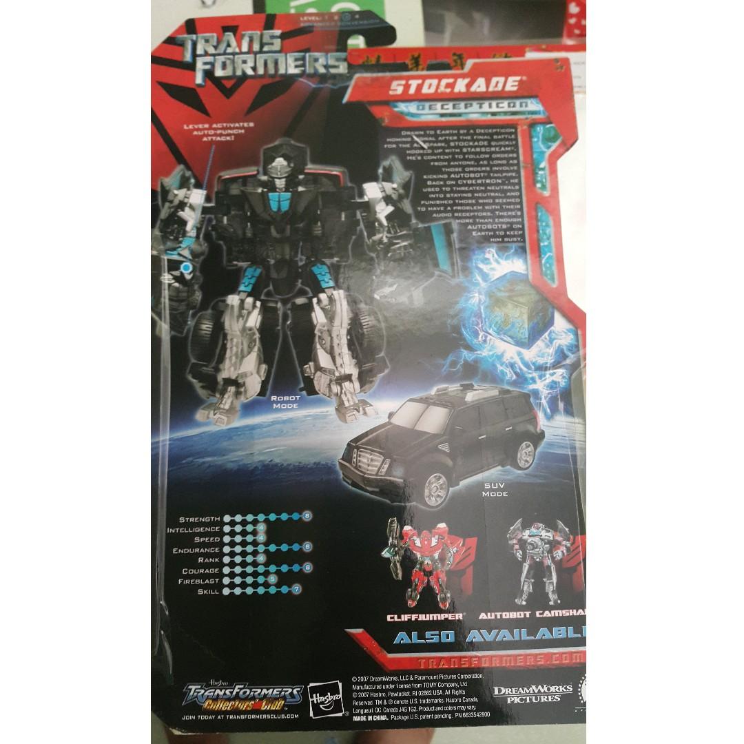 Transformers Movie Toys Stockade (Deluxe Class), Hobbies & Toys ...