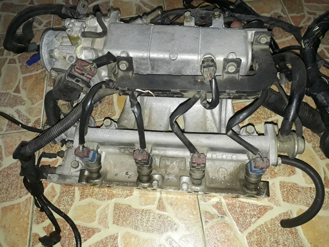 Wiring engine wira mmc ,ecu,fuel injection and throttle body, Auto ...