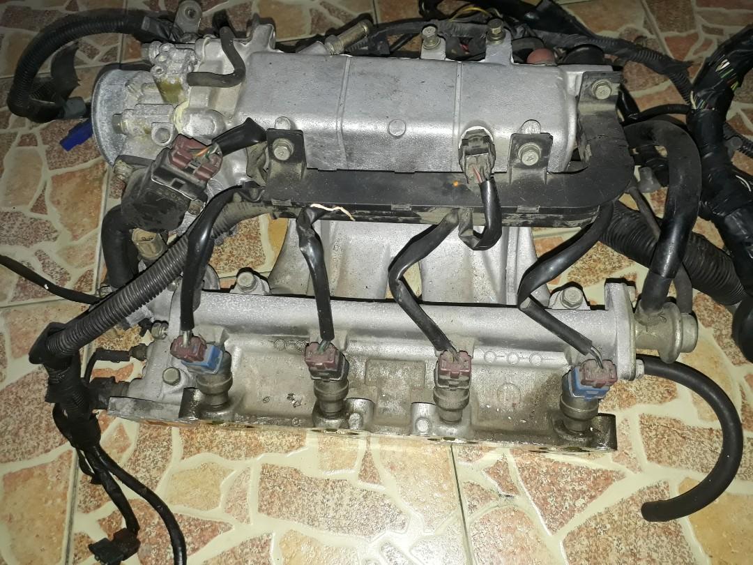 Wiring engine wira mmc ,ecu,fuel injection and throttle body, Auto ...
