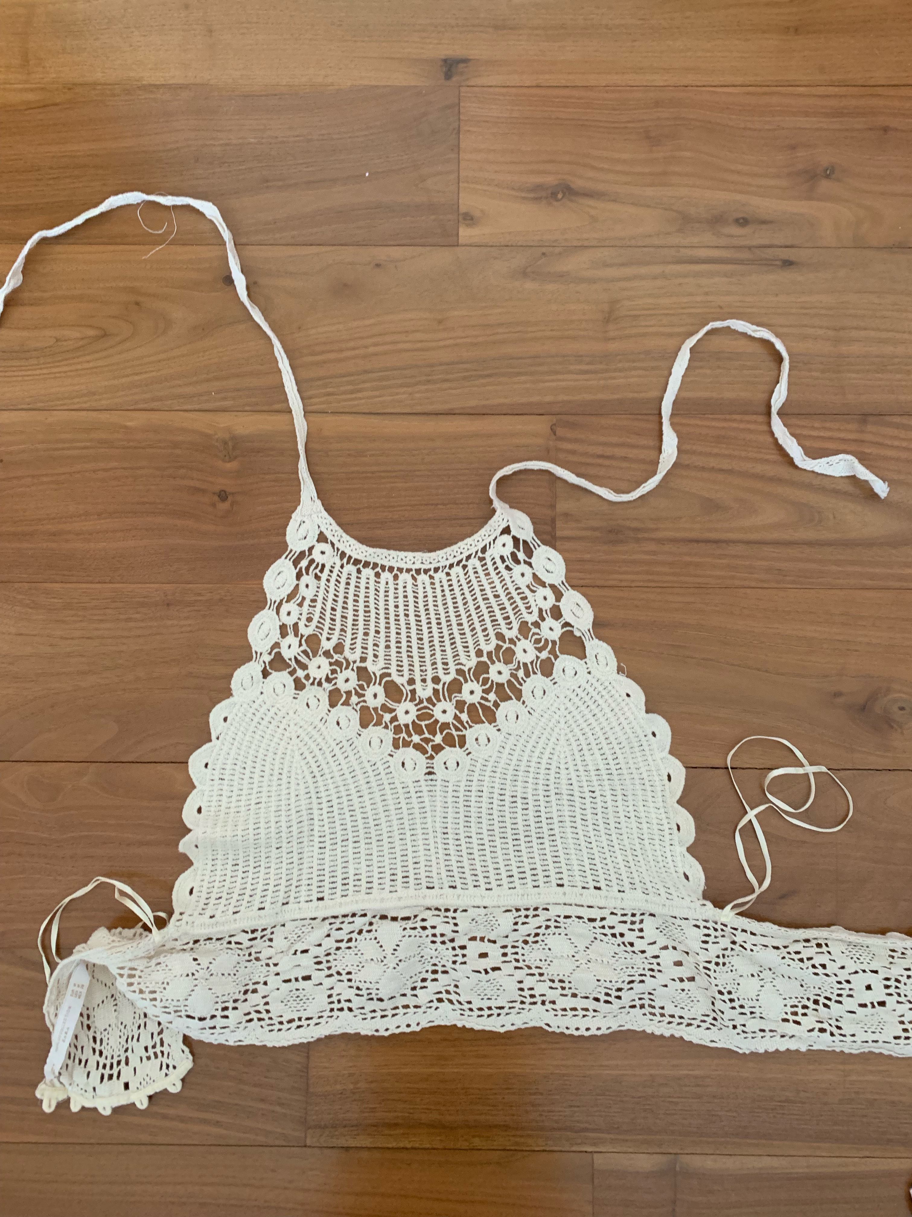 Zara Crochet Top Womens Fashion Tops Blouses On Carousell
