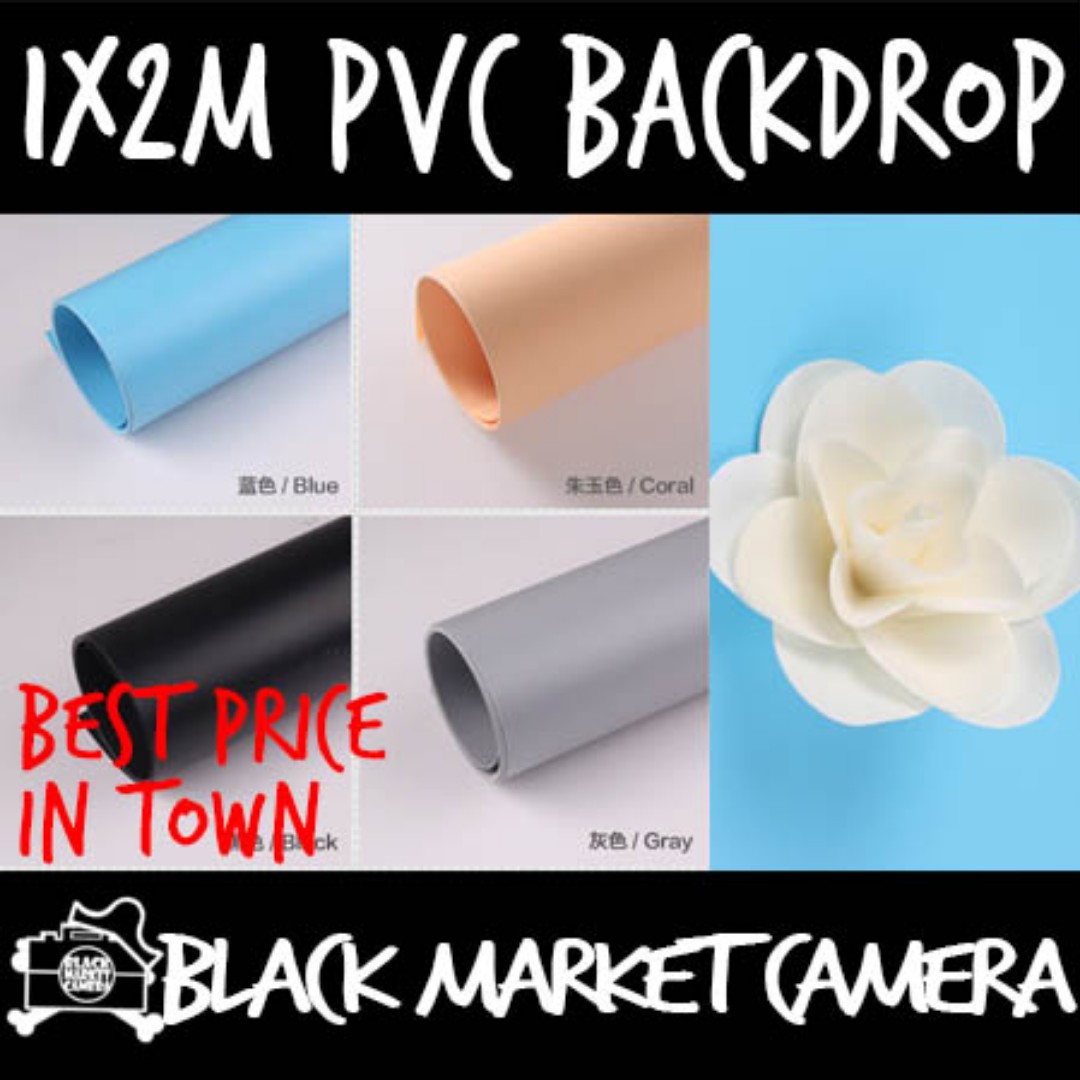 [BMC] 1m x 2m PVC Backdrop, Photography, Photography Accessories ...
