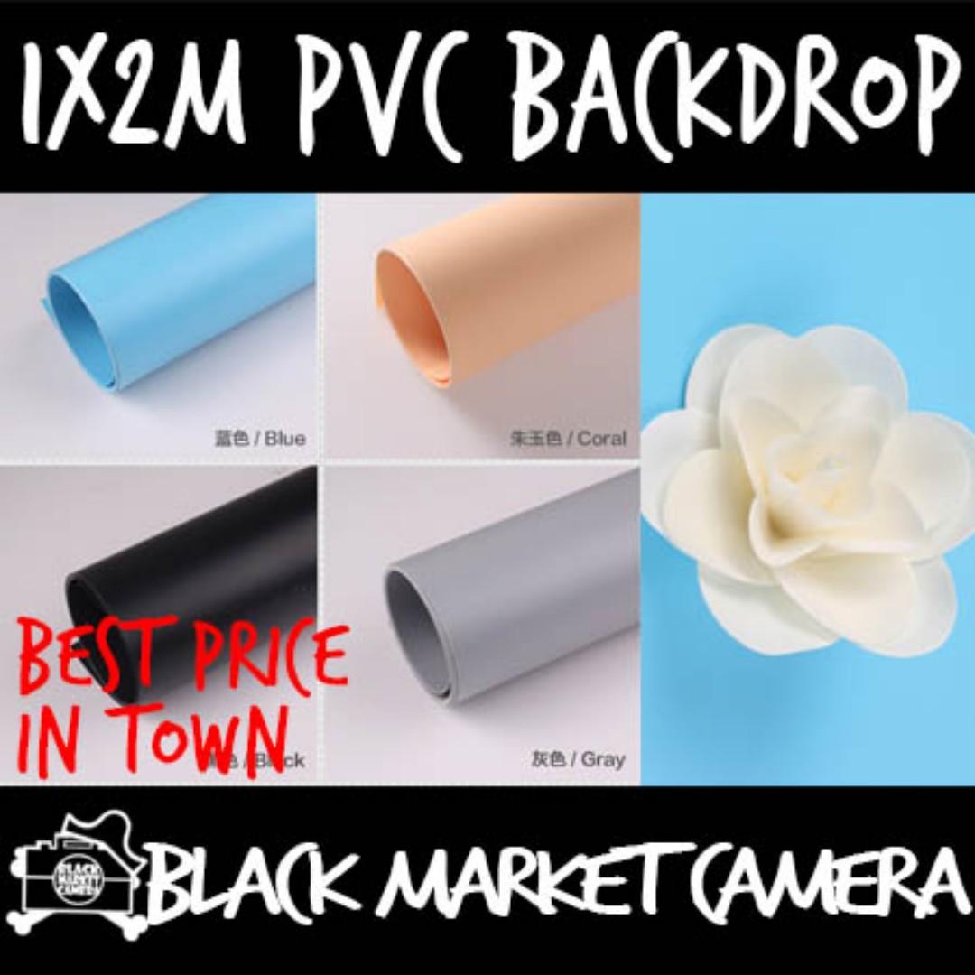 [BMC] 1m x 2m PVC Backdrop, Photography, Photography Accessories ...