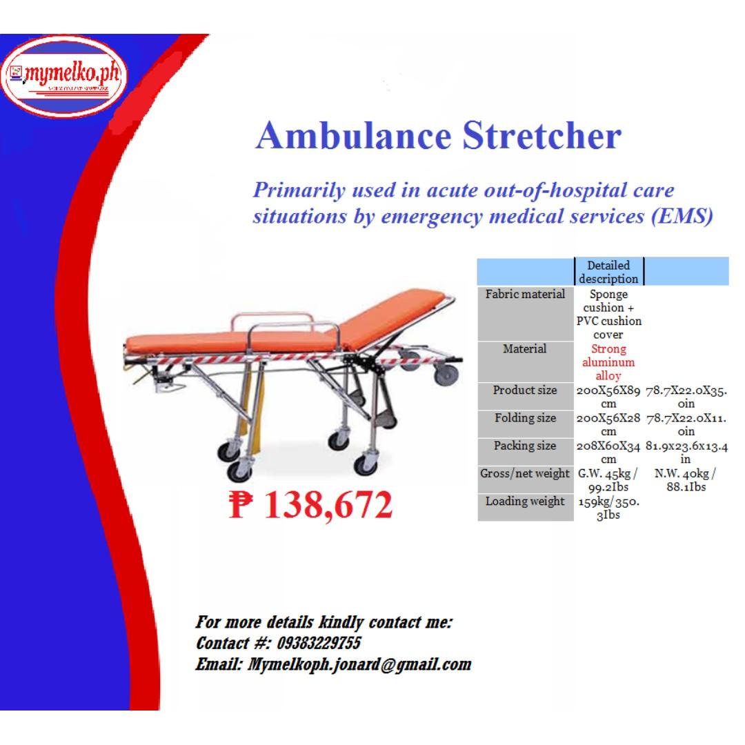 Ambulance Stretcher Dimensions