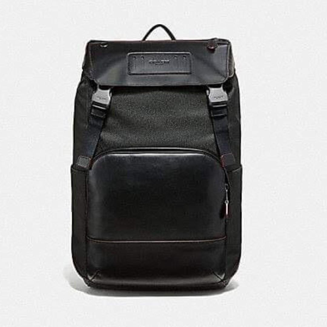 Authentic Coach Backpack Terrain Roll Top Backpack (Coach F50503), Men ...