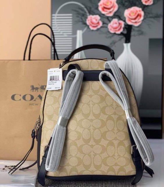 Authentic coach jordyn backpack in signature canvas, Women's Fashion ...