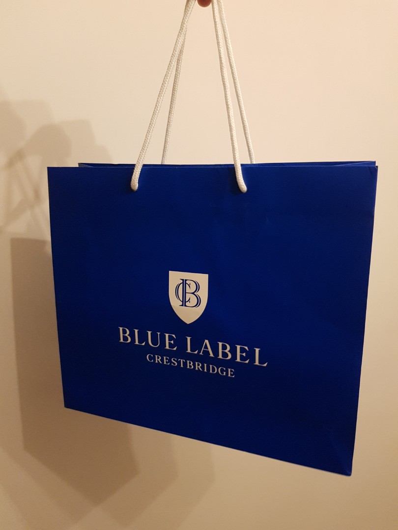 Blue Label Crestbridge - authentic paper bag, Luxury, Bags & Wallets on ...