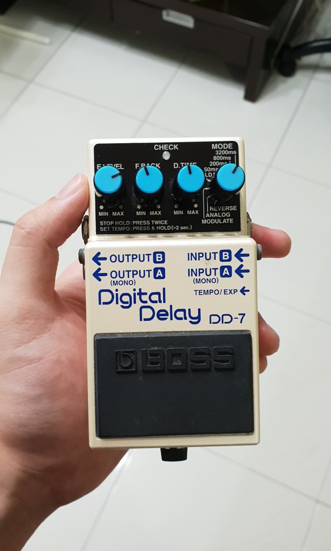 BOSS DD7 Delay Pedal, Hobbies & Toys, Music & Media, Musical ...