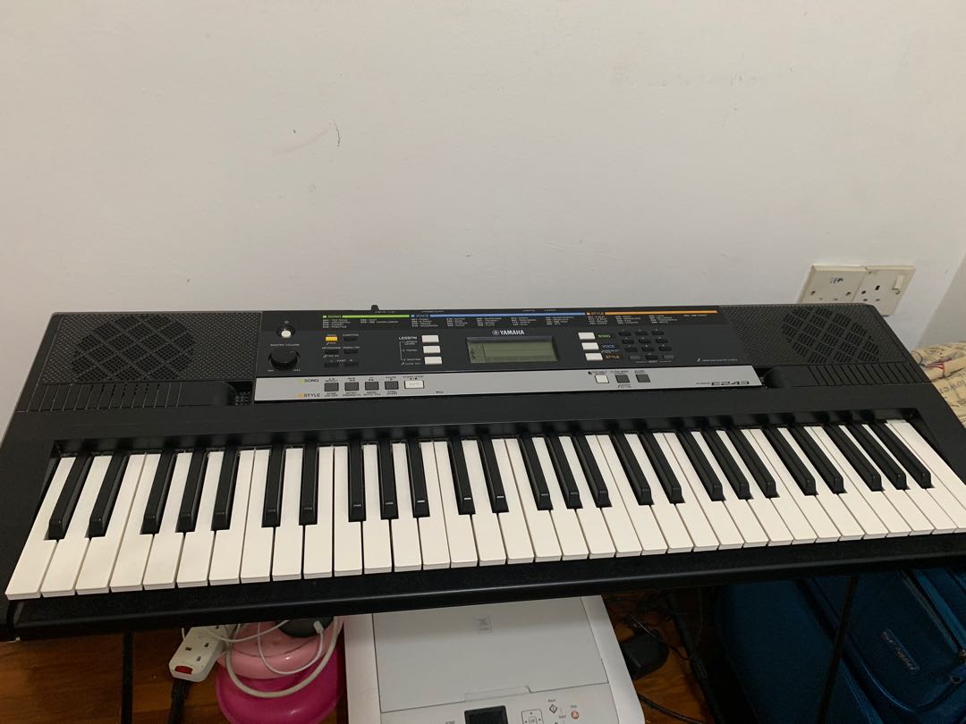 Casio with stand E 243 model, Hobbies & Toys, Music & Media, Musical ...