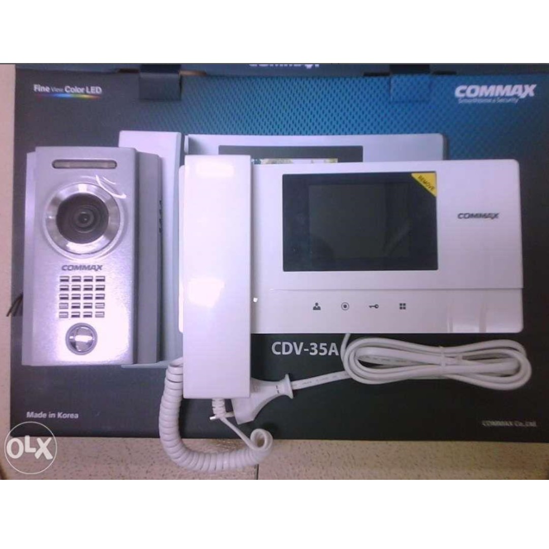 Commax Door Video Intercom, TV & Home Appliances, TV & Entertainment ...
