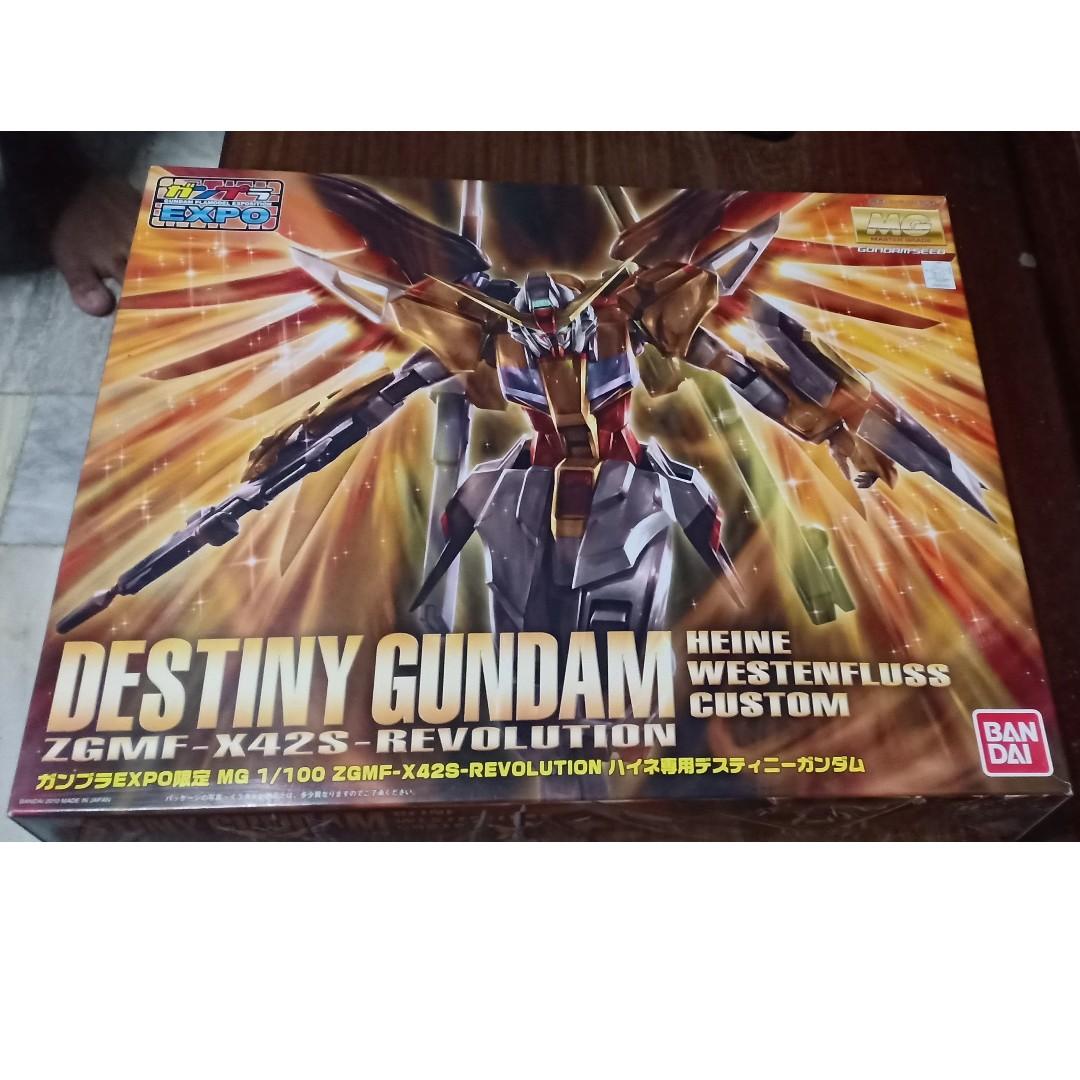 DESTINY GUNDAM ZGMF-X42S-REVOLUTION LIMITED EDITION, Hobbies & Toys, Toys & Games on Carousell