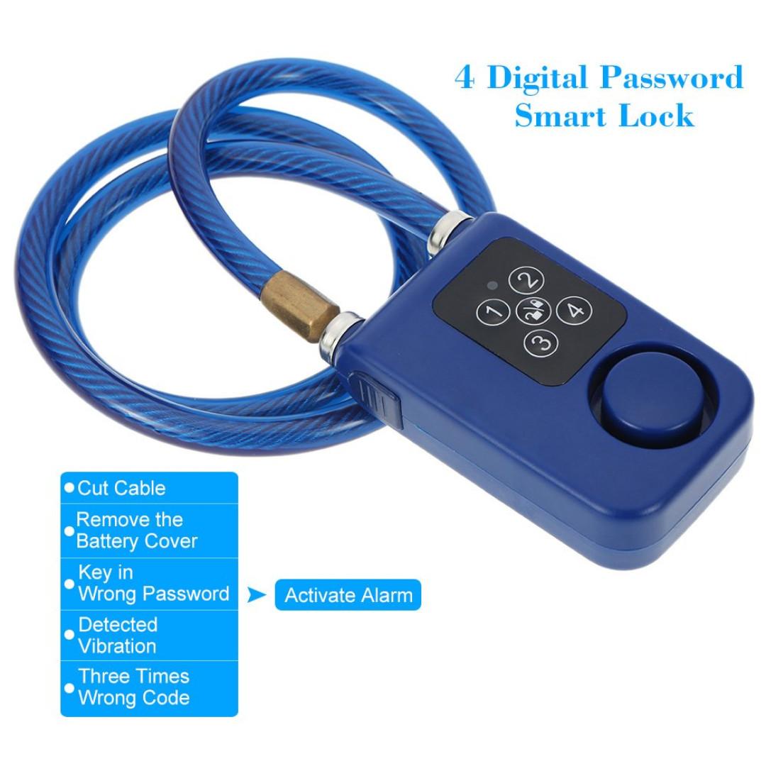 Digital Password Smart Lock Chain, Furniture & Home Living, Security ...