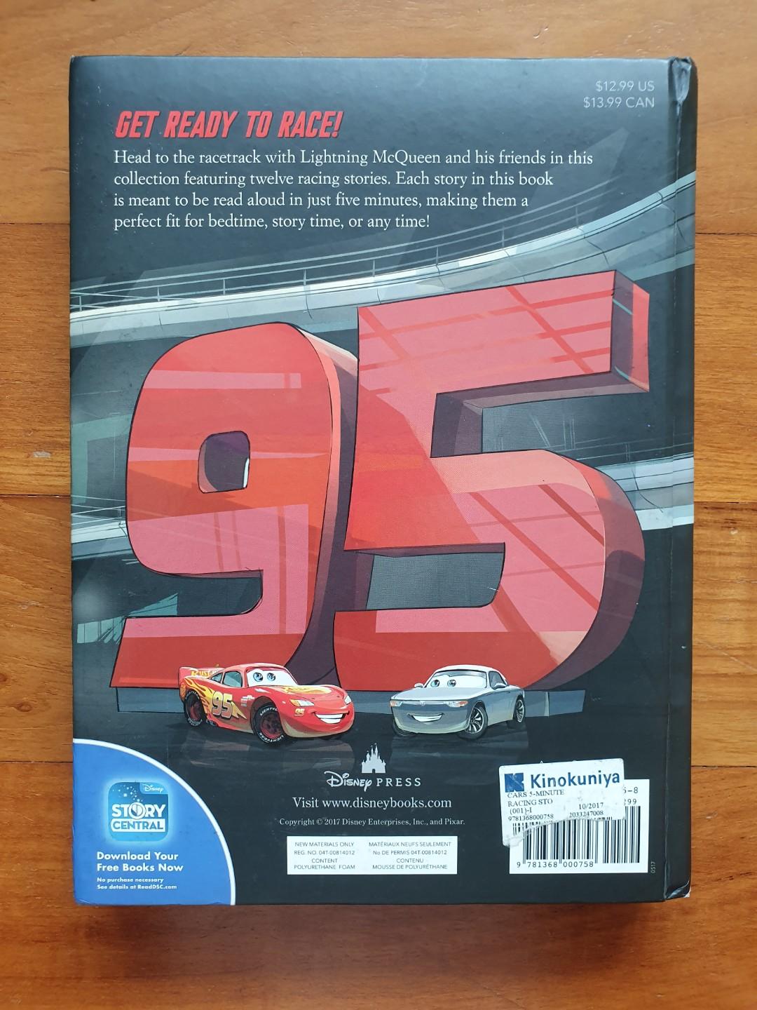 Disney pixar cars 5 minute racing stories, Hobbies & Toys, Books ...