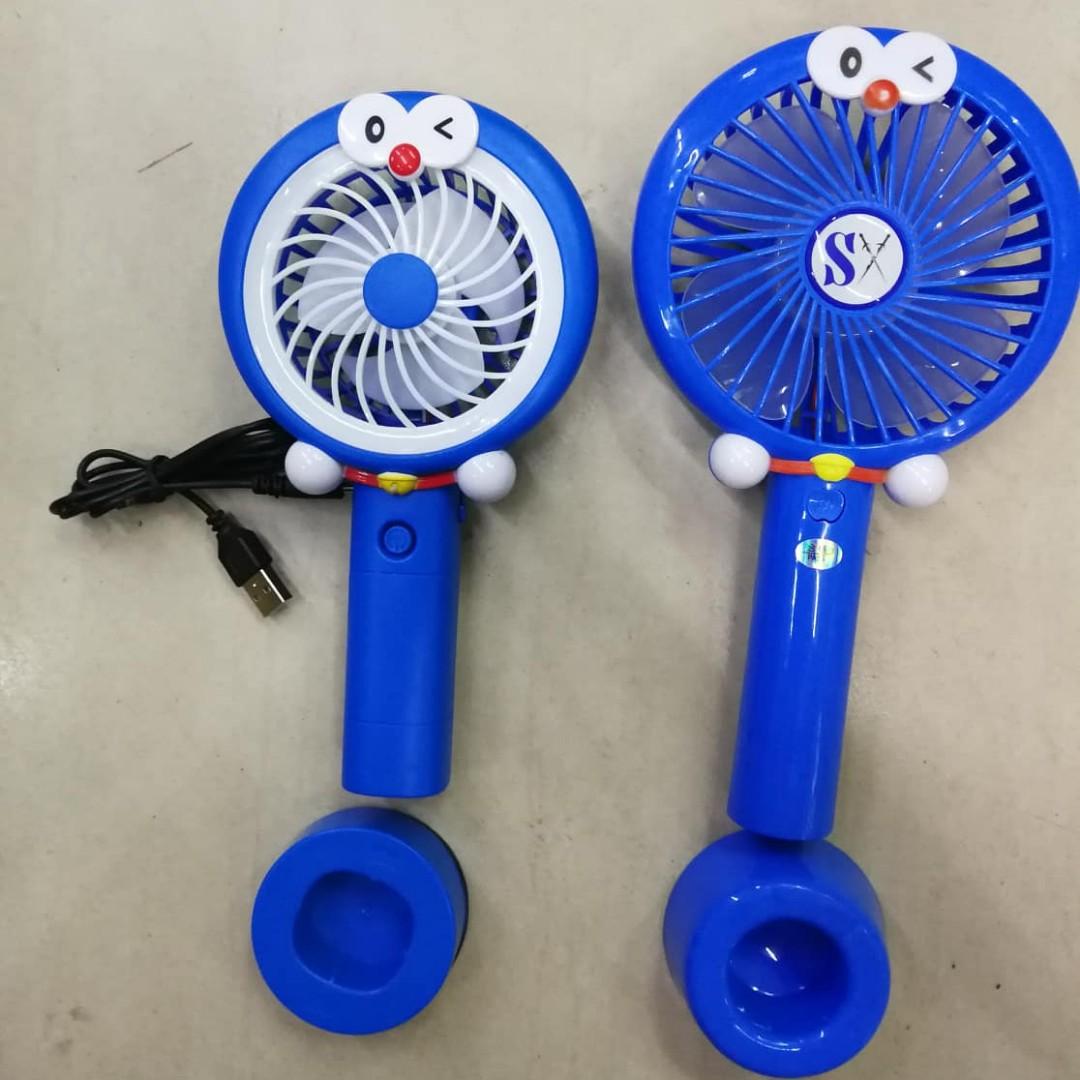 Doraemon Rechargeable Mini Fan, Audio, Portable Music Players on Carousell