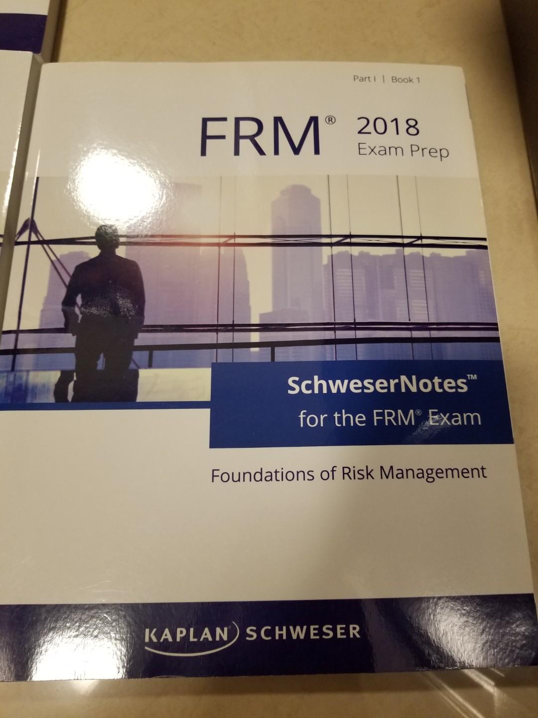 FRM 2018 Part 1 Full Set by Kaplan Schweser, 教科書 - Carousell