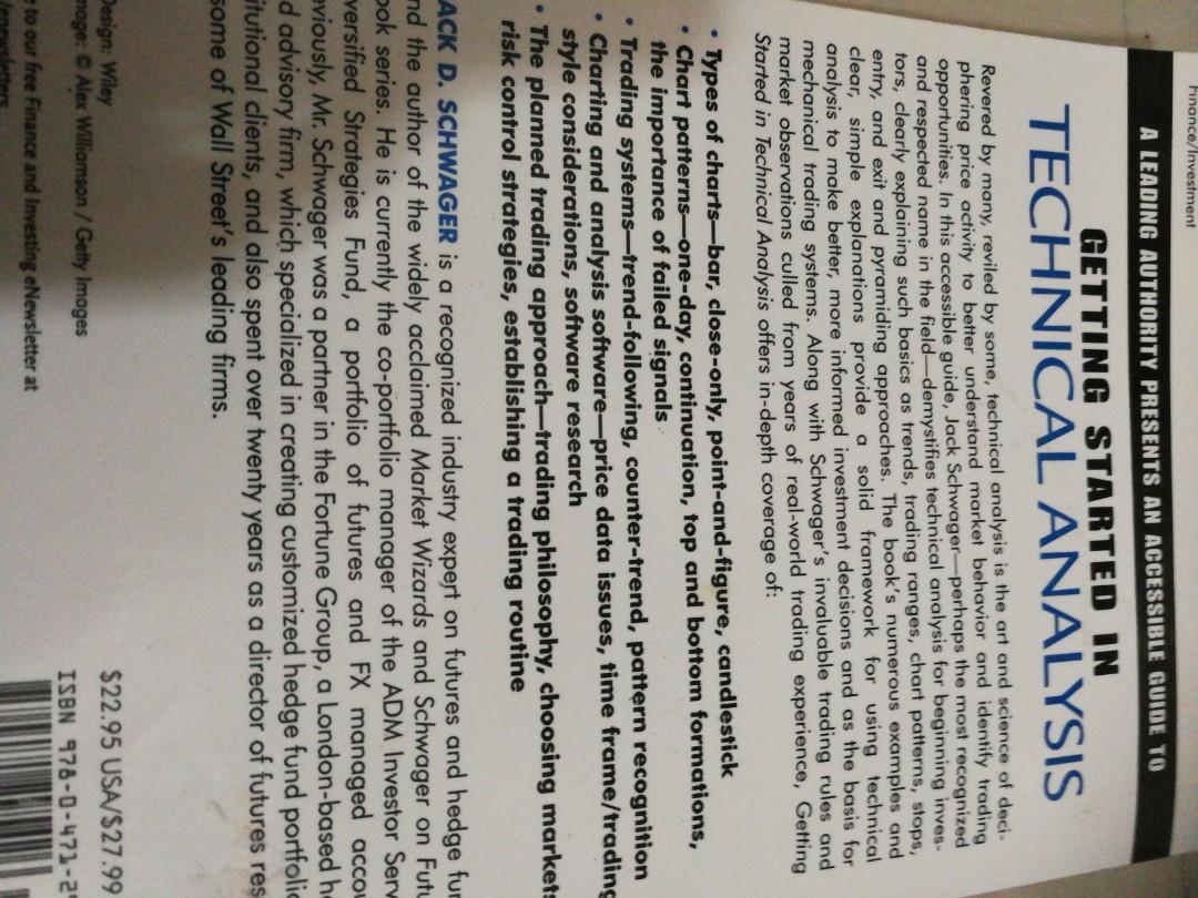 Getting Started in Technical Analysis, Hobbies & Toys, Books ...