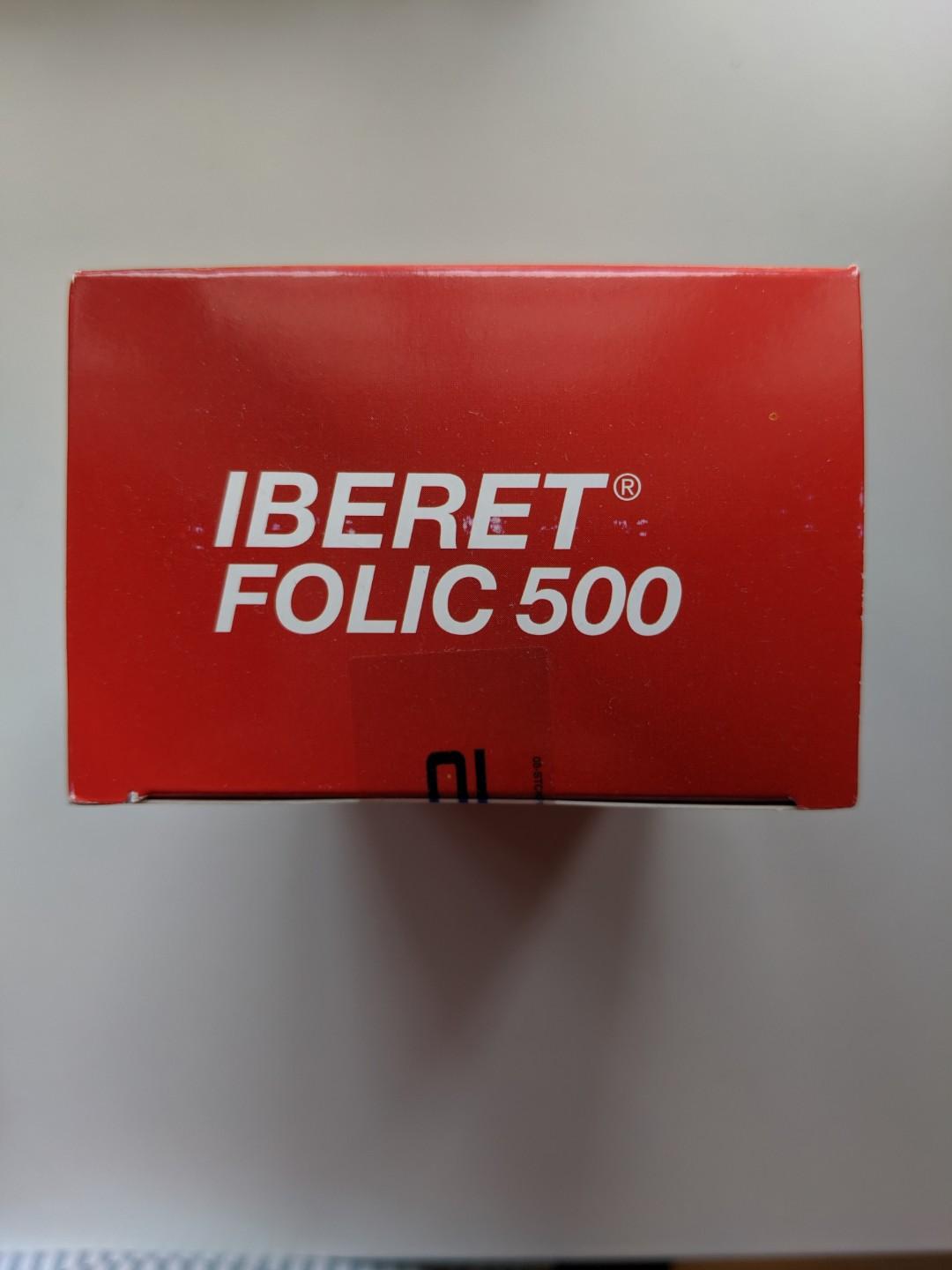 Iberet Folic 500 (60 tabs), Babies & Kids, Maternity Care on Carousell
